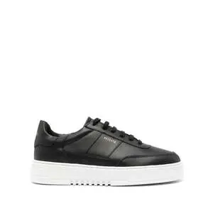 Axel Arigato Panelled Leather Low-top Sneakers - Black