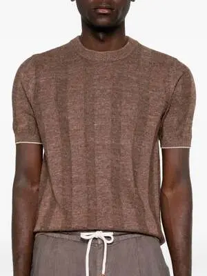 Brunello Cucinelli Short Sleeve Sweater