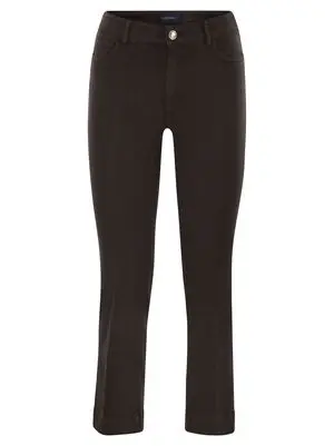 Sportmax SPORTMAX Enna Denim Mini Flare Cropped Pants Multicolor