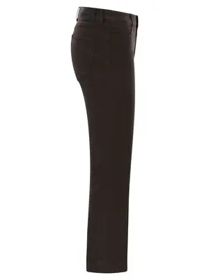 Sportmax Enna Denim Mini Flare Cropped Pants - Multicolor
