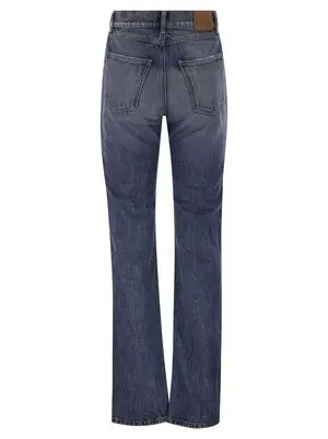 Sportmax Baita Low-rise Straight Leg Jeans