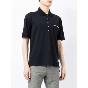 Thom Browne Polo Shirts - Blue