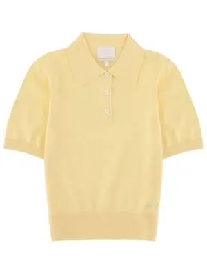 A.p.c. Logo Polo Shirt - Yellow