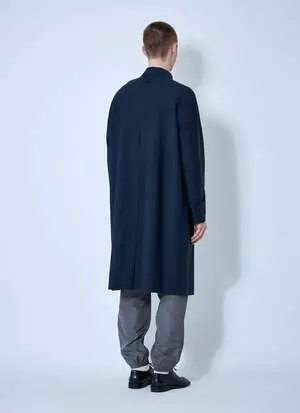 Miu Miu Single-breasted Mohair Blend Coat With Crinkle Finish