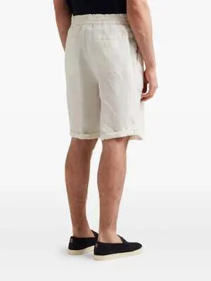 Brunello Cucinelli Linen Bermuda Shorts