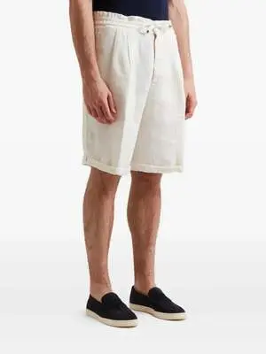Brunello Cucinelli Linen Bermuda Shorts