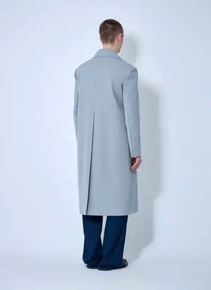Gucci Single-breasted Wool Twill Coat With Notched Lapels