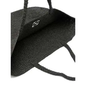 Off-White Woven Tote Bag