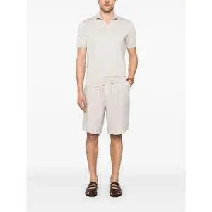 Brunello Cucinelli Linen Bermuda Shorts