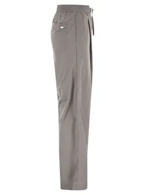Herno Stretch Nylon Wide-leg Trousers - Multicolor