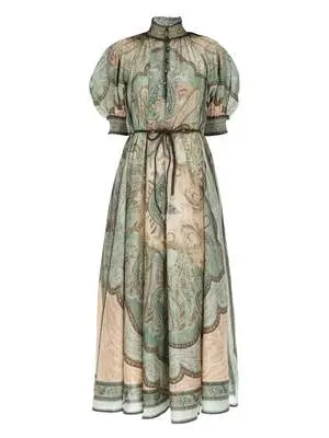 Zimmermann Billow Wonderlust Dress - Multicolor