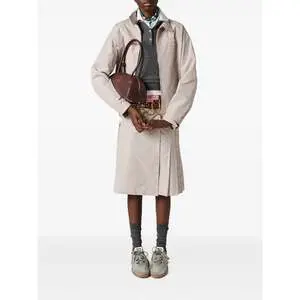 Miu Miu Embossed Logo Leather Shoulder Bag - Brown