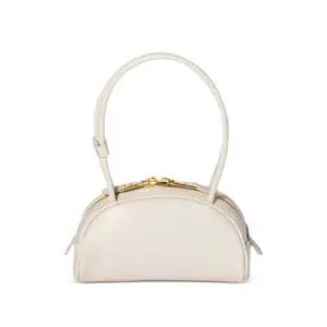 Miu Miu Embossed Logo Leather Shoulder Bag