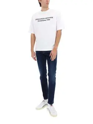 Dsquared2 Dark Wash Stretch Denim Jeans - Blue