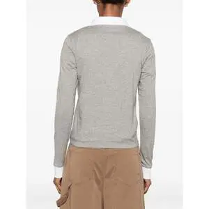 Miu Miu Long Sleeve Polo Top