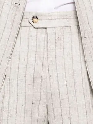 Brunello Cucinelli Linen Double-breasted Suit - Multicolor