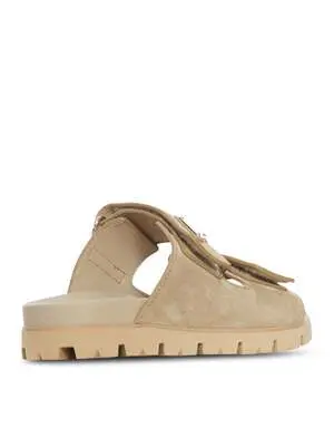 Prada Suede Strappy Sandals - Multicolor