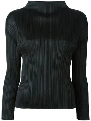 Issey Miyake Sleeveless Pleated Tunic