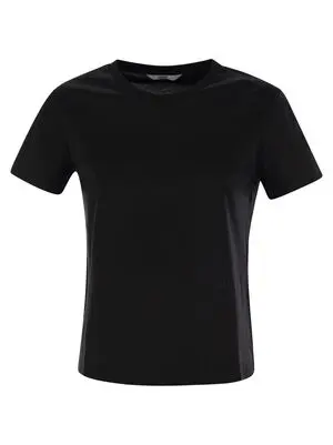 Max Mara Nerina Basic Cotton T-shirt - Black