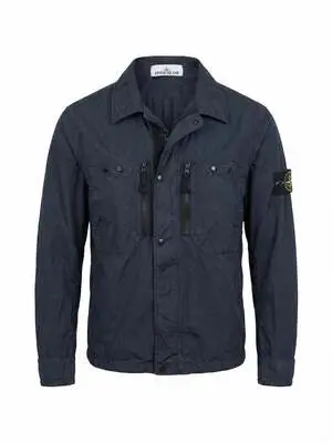 Stone Island STONE ISLAND Garment Dyed Cotton Overshirt Multicolor