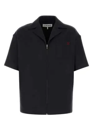 Loewe Navy Wool Shirt - Blue