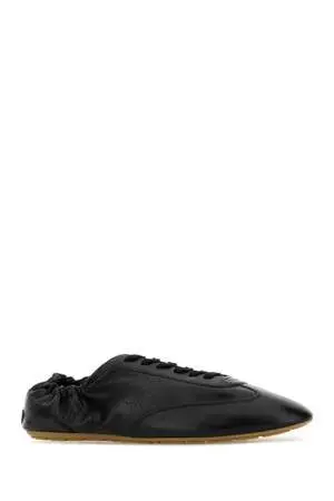 Saint Laurent Leather Lewis Sneakers