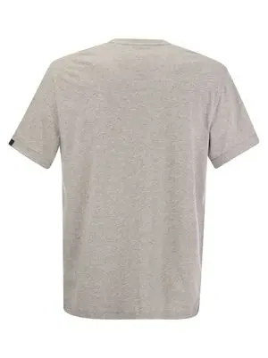 FAY Cotton T-shirt - Gray