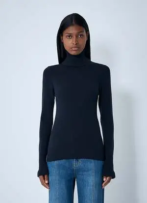 Chloé Ribbed Turtleneck Sweater
