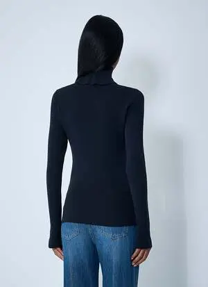 Chloé Ribbed Turtleneck Sweater