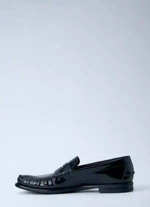 Prada Brushed Leather Loafers