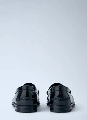 Prada Brushed Leather Loafers