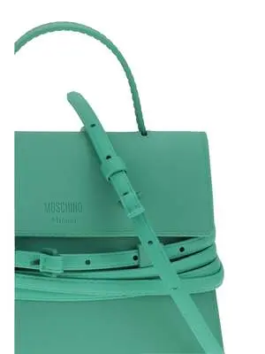 Moschino Small Tie Me Handbag - Green