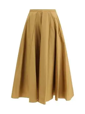 FORTE_FORTE Poplin Paneled Voluminous Skirt