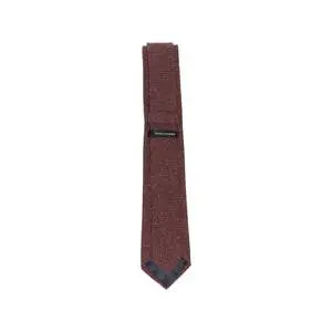 Tagliatore Burgundy Herringbone Neck Tie