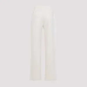 Moncler Wide Leg Sweat Bottoms With Drawstring Waistband - Multicolor