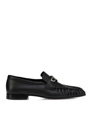 Christian Louboutin Gold Tone Loafers For Men