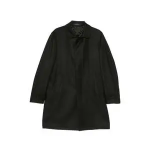 Tagliatore Single Breasted Coat - Black