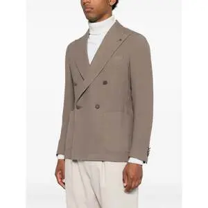 Tagliatore Double-breasted Textured Blazer