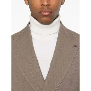 Tagliatore Double-breasted Textured Blazer