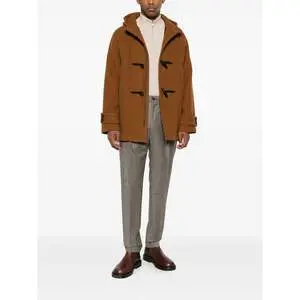 Tagliatore Tailored Houndstooth Wool Trousers