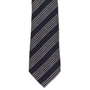 Tagliatore Diagonal Stripe Neck Tie - Blue