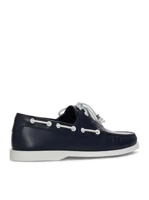 Celine Leather Boat Shoes