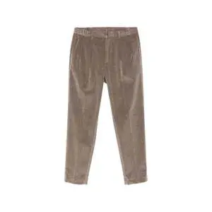 Tagliatore Tailored Corduroy Trousers - Brown