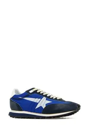 GOLDEN GOOSE Fabric And Suede Running Marathon Sneakers - Blue