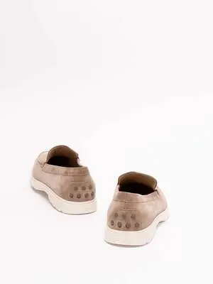 TOD'S Suede Slipper Loafers