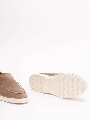 TOD'S Suede Slipper Loafers