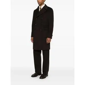 Tagliatore Double-breasted Virgin Wool Coat