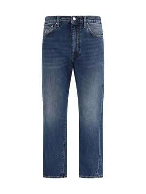 TOTEME Washed Twisted Seam Jeans - Blue
