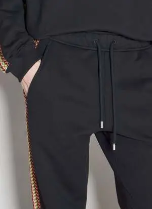LANVIN Side Curb Track Pants - Black