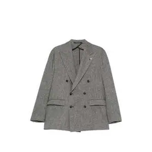 Tagliatore Double-breasted Peak Lapel Blazer